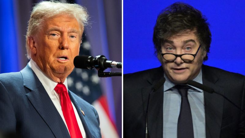 Trump y Milei trabajarán juntos para beneficiarse del libre comercio ... Trump y Milei trabajarán juntos para beneficiarse del libre comercio ...