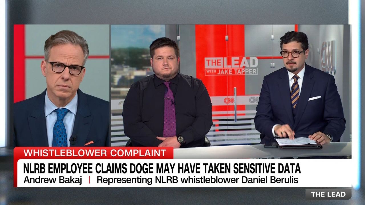 Whistleblower claims DOGE may have sensitive agency data | CNN Politics