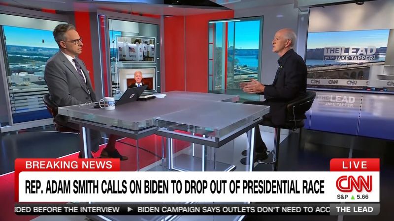 Rep. Adam Smith calls on Biden to drop out of the race | CNN Politics